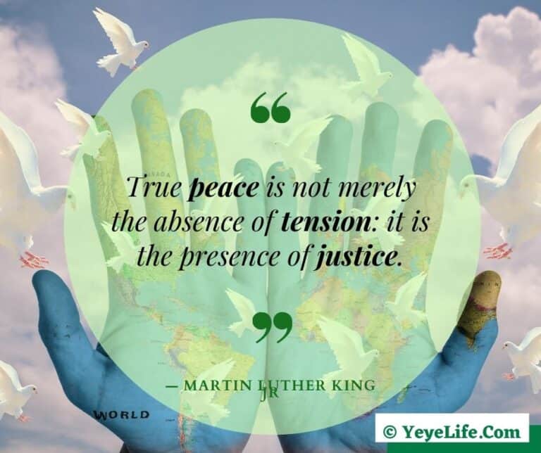 150+ TOP and MOST PEACEFUL Peace Quotes and Sayings - YeyeLife